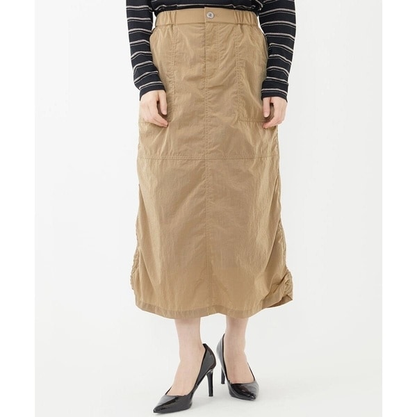 ジョルジュ・レッシュ（ES RECH）/[セットアップ対応]サイドギャザードロストスカート