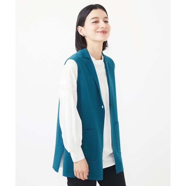 ジョルジュ・レッシュ（ES RECH）/テーラーカラースワンニットジレ