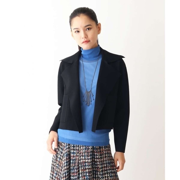 ヒロコビス（hirokobis）/【小さいサイズ】ミラノリブニットジャケット /洗える