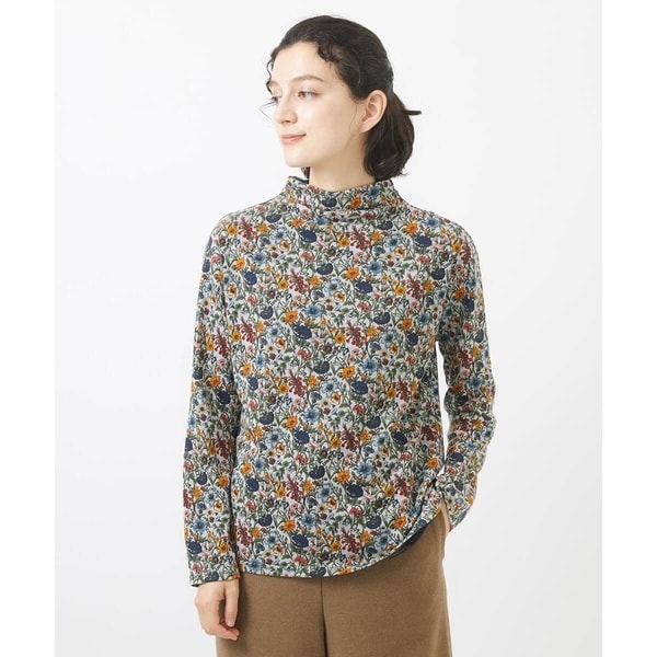 ジャンニ・ロ・ジュディチェ（GIANNI LO GIUDICE）/LIBERTYプリントショート丈カットソー（Rachel）