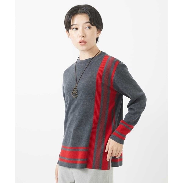 ジョルジュ・レッシュ（ES RECH）/ハイゲージラインニットプルオーバー