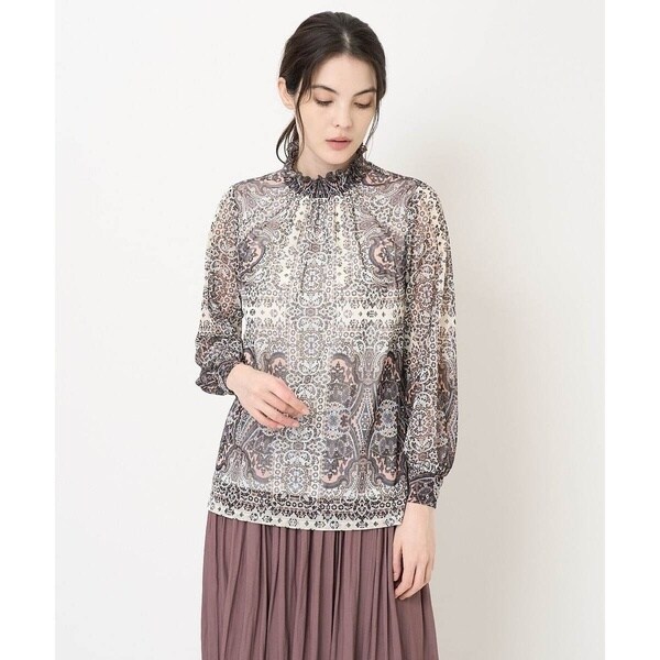 クリスチャンオジャール（christianaujard）/[セットアップ対応]クラシカルモダン更紗プリントカットソー