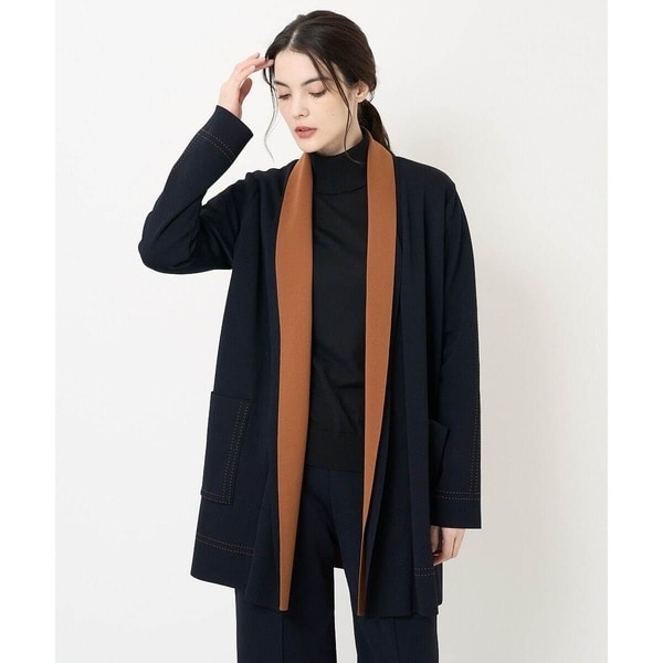 クリスチャンオジャール（christianaujard）/配色ニットコーディガン