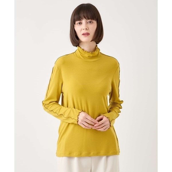 ヒロコビス（hirokobis）/【小さいサイズ】メローフリルハイネックカットソー