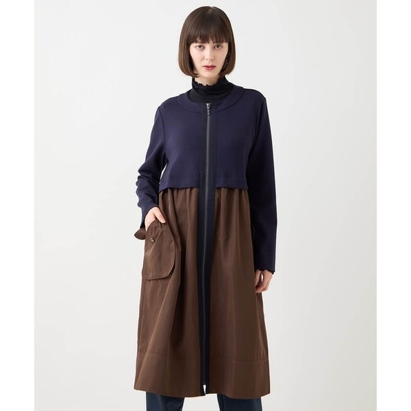 ヒロコビス（hirokobis）/【小さいサイズ/洗える】タフタジョイントフロントジップワンピース