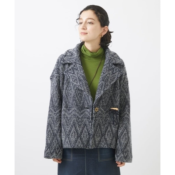 ジャンニ・ロ・ジュディチェ（GIANNI LO GIUDICE）/[日本製]シーレニットショートコート