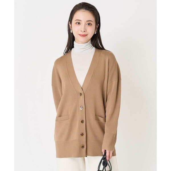 ミッシェルクラン（MICHEL ）/[小さいサイズ]Vネックオーバーサイズカーディガン