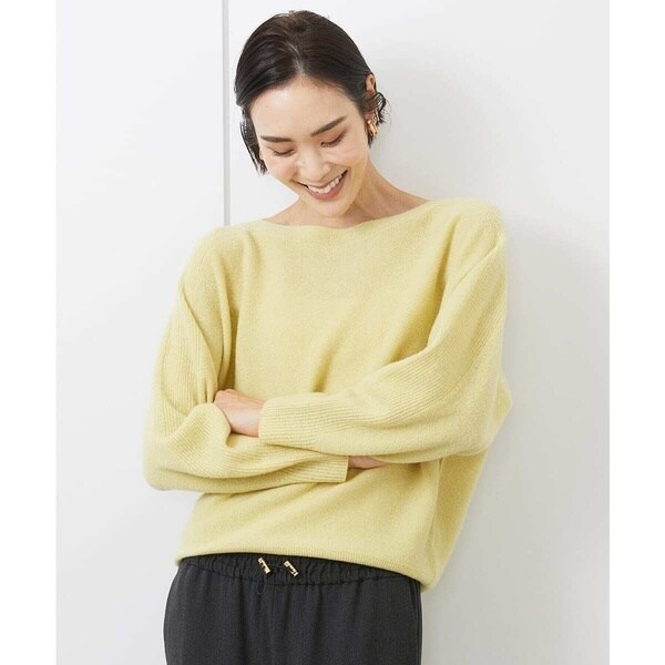 ミッシェルクラン（MICHEL ）/[小さいサイズ]ホールガーメント(R)ドルマンスリーブニット(定番人気)