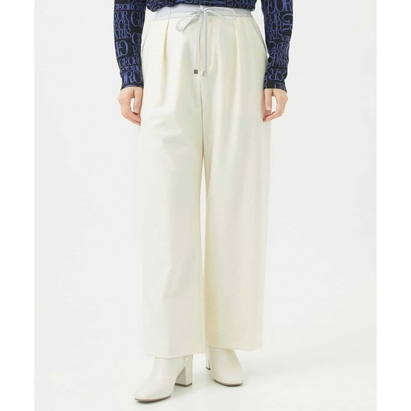 ジョルジュ・レッシュ（ES RECH）/[日本製]裏起毛シャンブレージョガーワイドパンツ