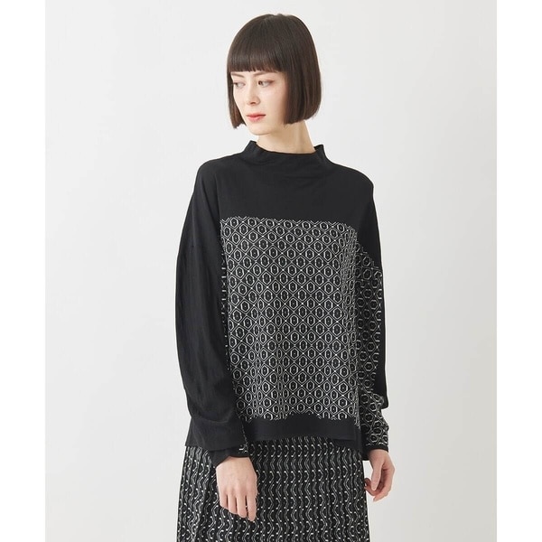 ヒロコビス（hirokobis）/【小さいサイズ】幾何学ジャカードニットプルオーバー