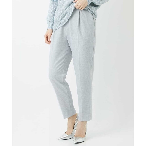 ジョルジュ・レッシュ（ES RECH）/[日本製]裏起毛センタープレスストレッチテーパードパンツ