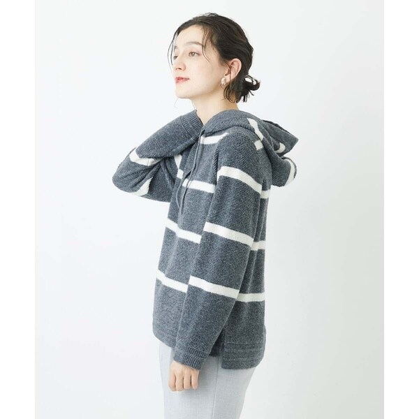 ジョルジュ・レッシュ（ES RECH）/パイルジャカードフードプルオーバー