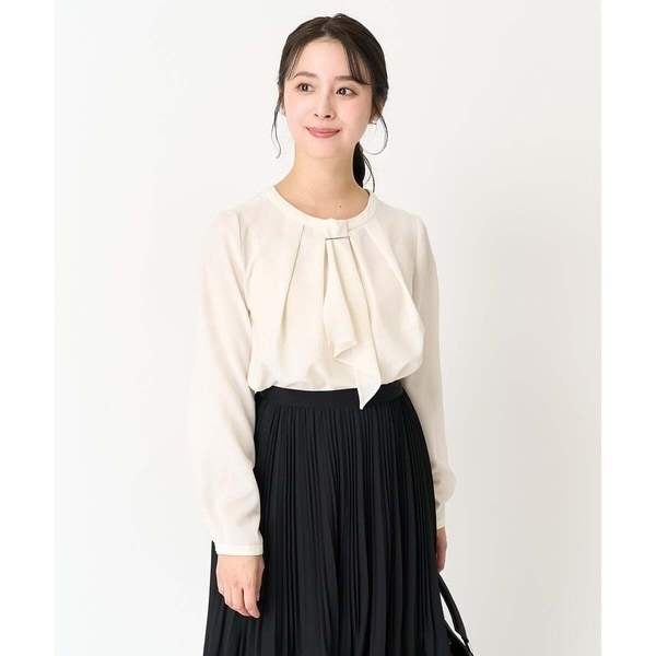 MK ミッシェルクラン（MK MICHEL  ）/【小さいサイズ】マルチwayボウタイブラウス/洗える