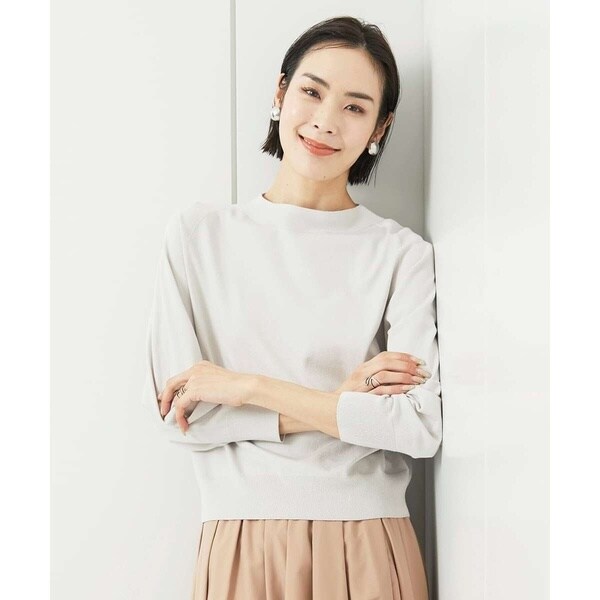 ミッシェルクラン（MICHEL ）/[小さいサイズ]ホールガーメント(R)ボトルネックニット