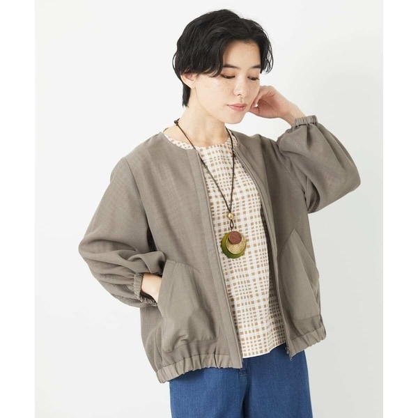 ジャンニ・ロ・ジュディチェ（GIANNI LO GIUDICE）/メッシュシアーショート丈ブルゾン