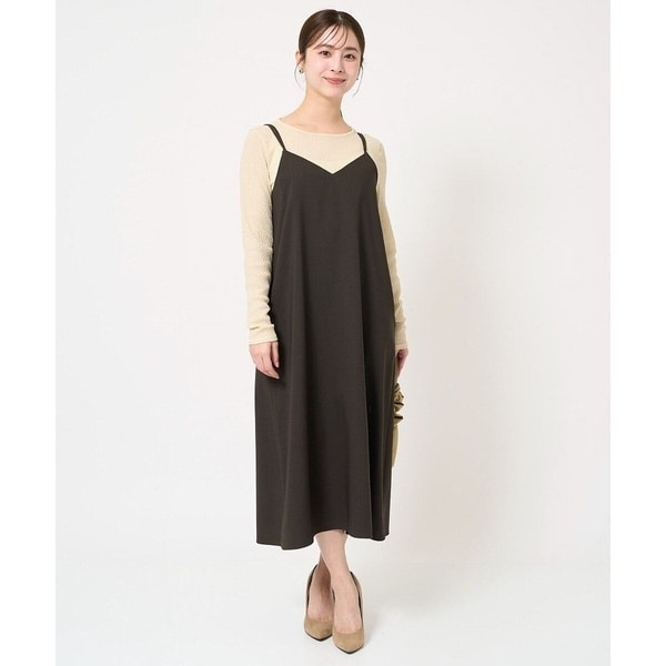 MK ミッシェルクラン（MK MICHEL  ）/【小さいサイズ】リネンライク 2wayキャミワンピース/洗える
