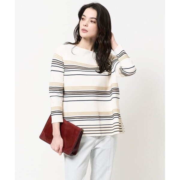 クリスチャンオジャール（christianaujard）/ピンタックボーダーニット