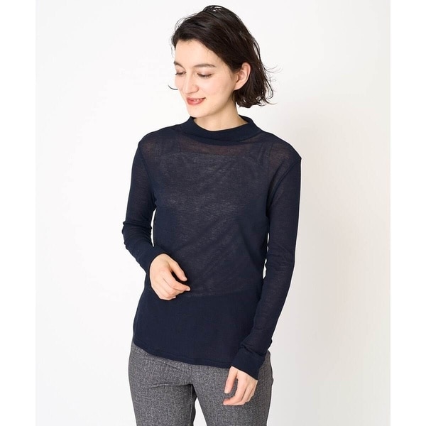 ジャンニ・ロ・ジュディチェ（GIANNI LO GIUDICE）/[日本製]シアーストレッチフライスモックネックカットソー