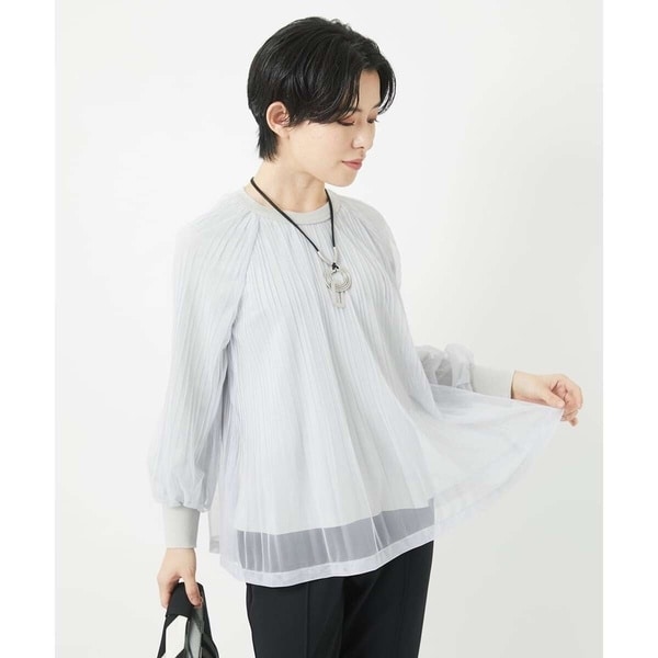 ジョルジュ・レッシュ（ES RECH）/チュールドッキングジャージプルオーバー