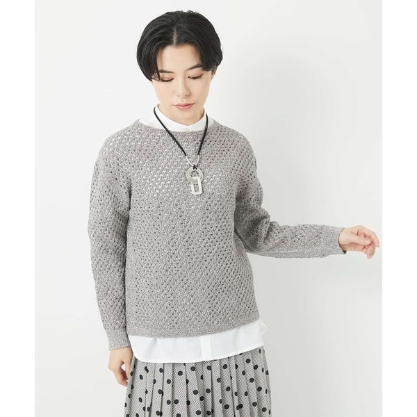 ジョルジュ・レッシュ（ES RECH）/[日本製]ホールガーメントラメリリーニット