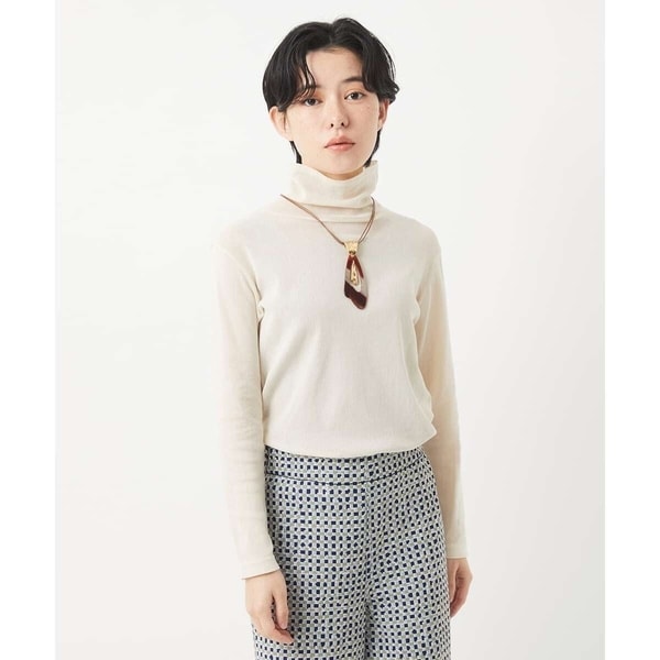 ジャンニ・ロ・ジュディチェ（GIANNI LO GIUDICE）/[日本製]コットンチュールハイネックプルオーバー