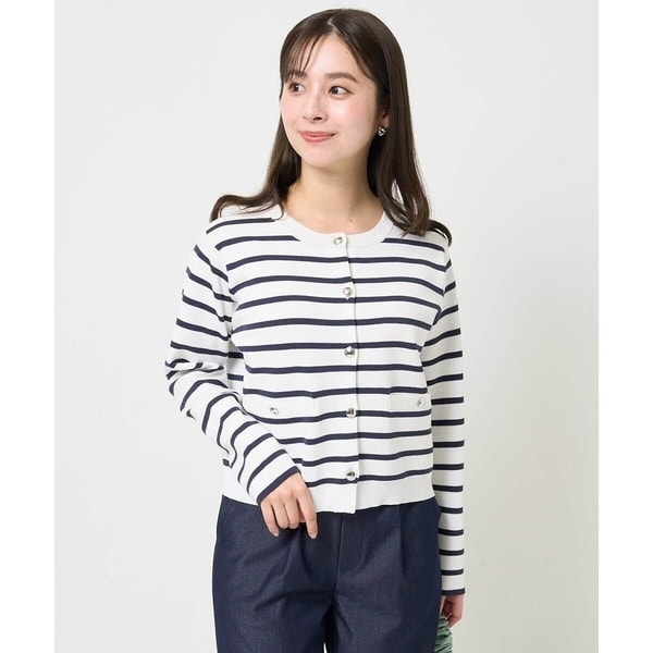 MK ミッシェルクラン（MK MICHEL  ）/【小さいサイズ】ミラノリブニットカーディガン/洗える