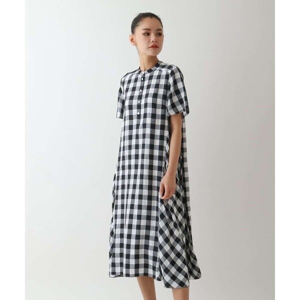ヒロコビス（hirokobis）/【小さいサイズ】ギンガムサッカーデザインワンピース