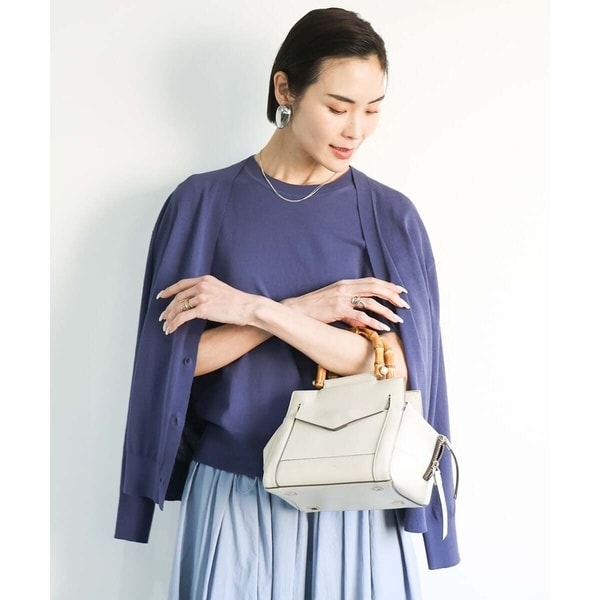 ミッシェルクラン（MICHEL ）/[小さいサイズ]Vネックニットカーディガン(アンサンブル対応)