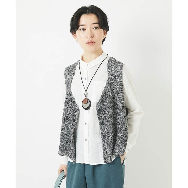 ジャンニ・ロ・ジュディチェ（GIANNI LO GIUDICE）/リネン杢ニットベスト