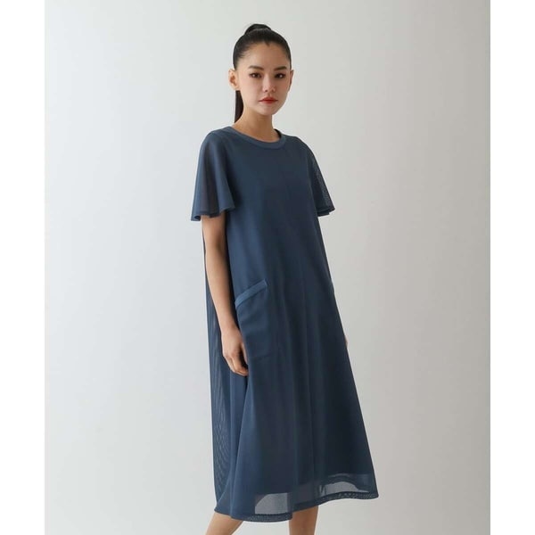 ヒロコビス（hirokobis）/【小さいサイズ】ラッセルメッシュAラインワンピース