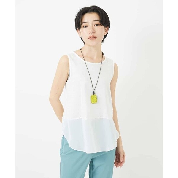 ジャンニ・ロ・ジュディチェ（GIANNI LO GIUDICE）/[日本製]リヨセルコットンスパイラル天竺タンクトップ