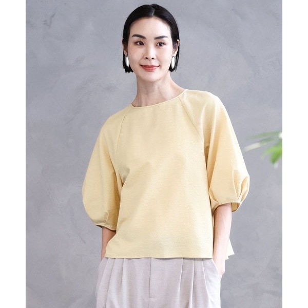 ミッシェルクラン（MICHEL ）/[小さいサイズ]袖ボリュームブラウス