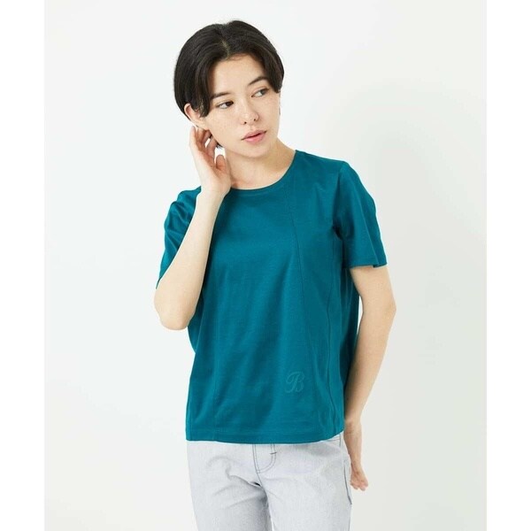 ヒロコビス（hirokobis）/【小さいサイズ】カーブ切り替えコットンカットソー