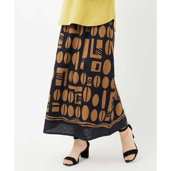 ジャンニ・ロ・ジュディチェ（GIANNI LO GIUDICE）/コーヒービーンズプリントスカート