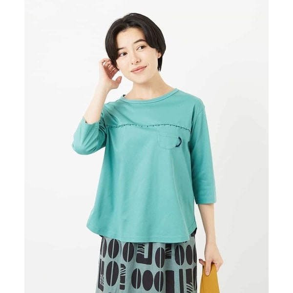 ジャンニ・ロ・ジュディチェ（GIANNI LO GIUDICE）/アンチスウェットステッチ刺繍カットソー