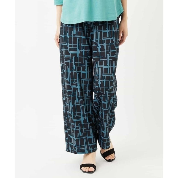 ジャンニ・ロ・ジュディチェ（GIANNI LO GIUDICE）/[リバーシブル]デジタル幾何デニムプリントパンツ