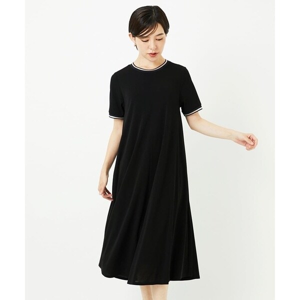 ヒロコビス（hirokobis）/【小さいサイズ】ラインアクセントジャージーワンピース