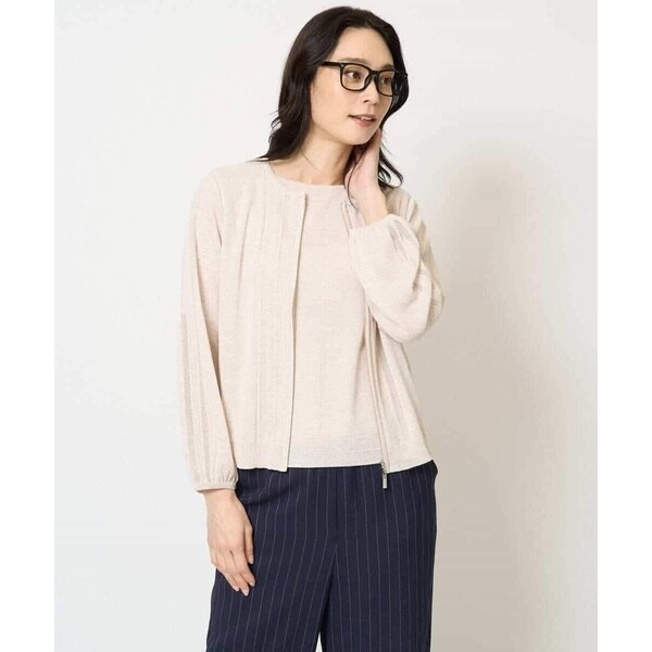 クリスチャンオジャール（christianaujard）/[アンサンブル対応]ドライタッチニット羽織り