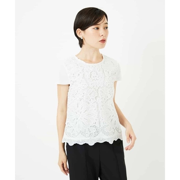 ヒロコビス（hirokobis）/【小さいサイズ】フラワーデコ刺繍ブラウス