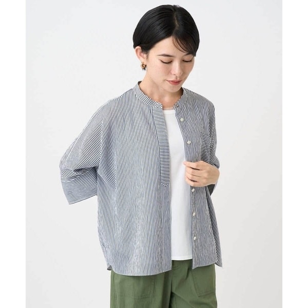 ジョルジュ・レッシュ（ES RECH）/[追加/日本製]バンドカラードルマンスリーブブラウス2