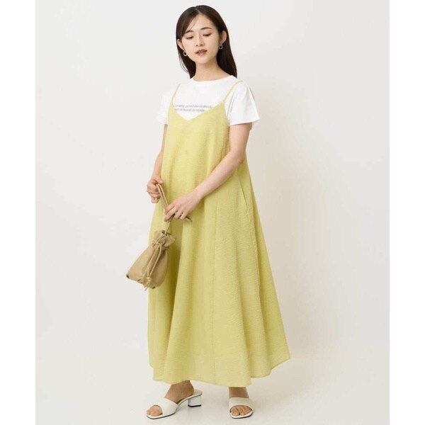 MK ミッシェルクラン（MK MICHEL  ）/【小さいサイズ】ポコポコキャミワンピース/洗える