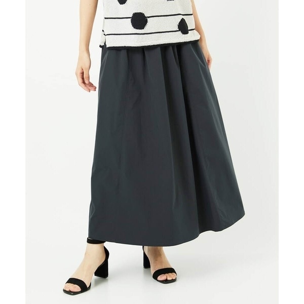 ジョルジュ・レッシュ（ES RECH）/[撥水加工]タフタギャザーフレアスカート