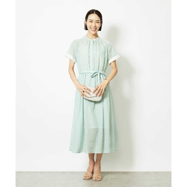 ミッシェルクラン（MICHEL ）/［小さいサイズ］ジオメトリック柄ワンピース