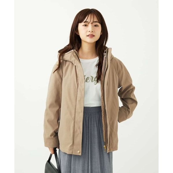 MK ミッシェルクラン（MK MICHEL  ）/【小さいサイズ】ダウンライナー付きマルチwayブルゾン/撥水加工