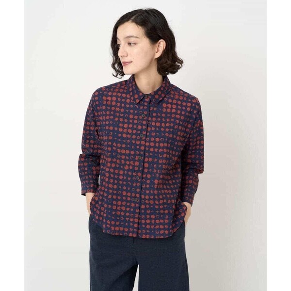 ジャンニ・ロ・ジュディチェ（GIANNI LO GIUDICE）/[日本製]塩縮イレギュラードットブラウス