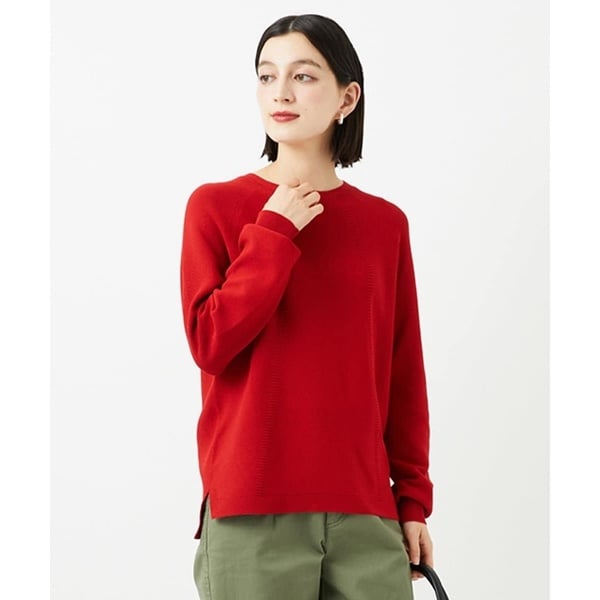 ジョルジュ・レッシュ（ES RECH）/[日本製]ガーター編みニットプルオーバー