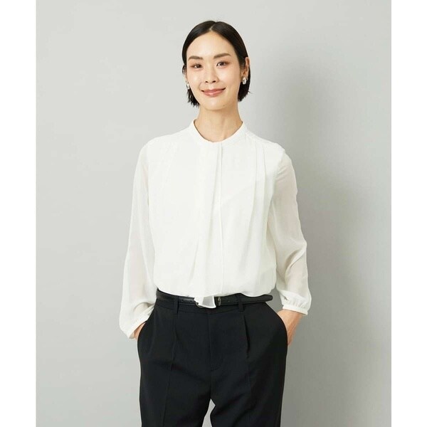 ミッシェルクラン（MICHEL ）/[小さいサイズ]ボウタイ付き2WAYブラウソ?