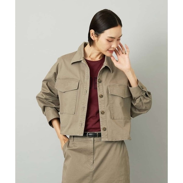 ミッシェルクラン（MICHEL ）/[小さいサイズ][セットアップ対応]チノダブルポケットブルゾン