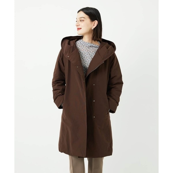 ジョルジュ・レッシュ（ES RECH）/グログランステッチレスロングダウンコート