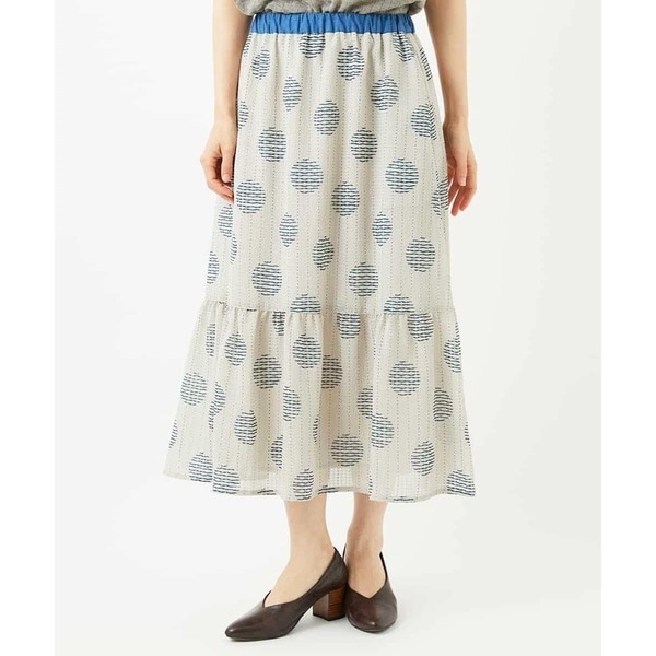 ジャンニ・ロ・ジュディチェ（GIANNI LO GIUDICE）/[日本製]サッカードットプリントスカート